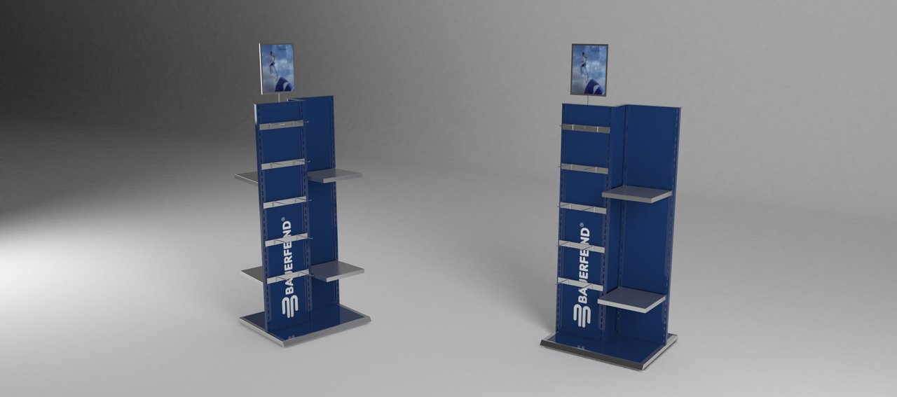 Metal and wire retail displays - SharkSkin Design Inc.
